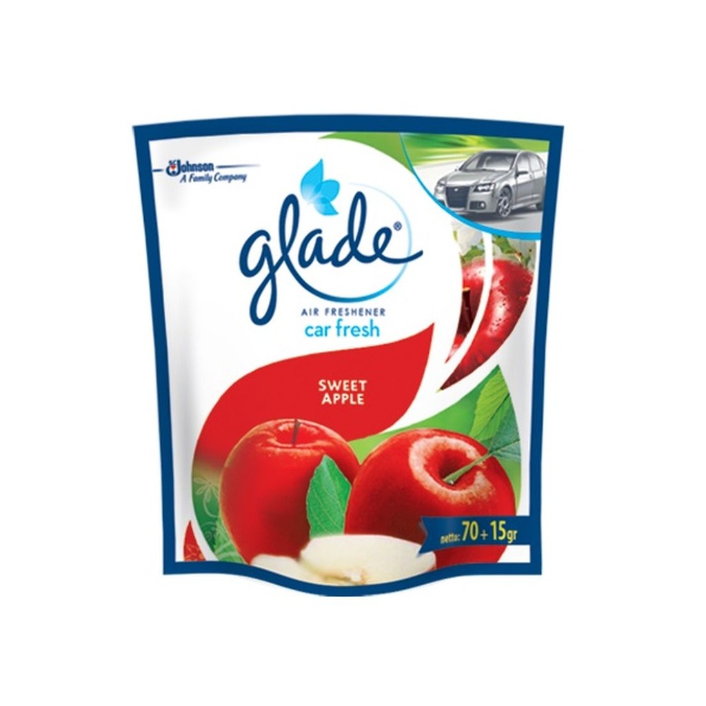 Jual GLADE CAR FRESHENER SWEET APPLE 70g | Shopee Indonesia