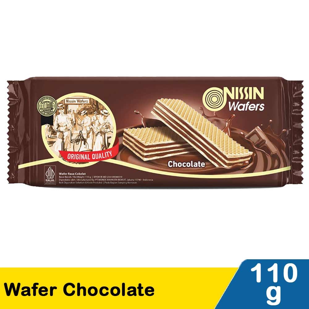Jual NISSIN WAFER CHOCOLATE 110g | Shopee Indonesia