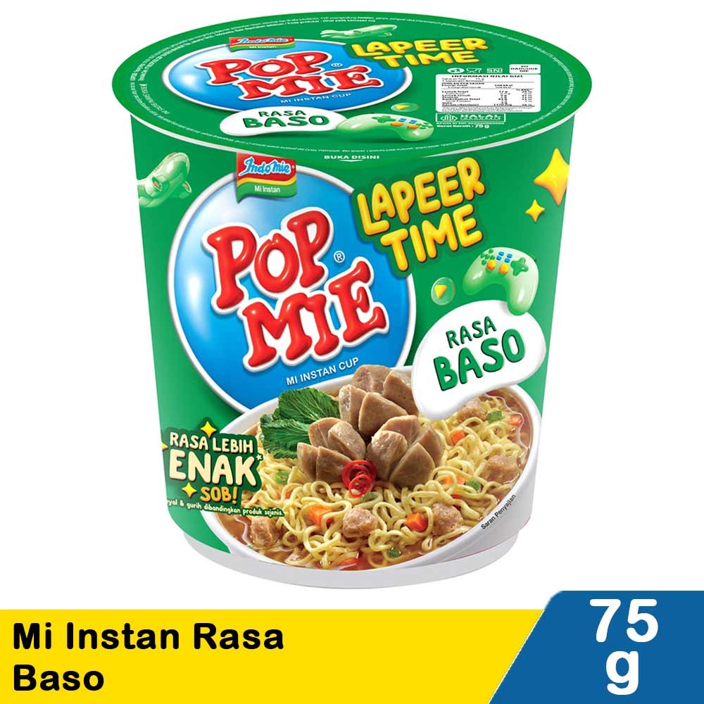 Jual POP MIE MI INSTAN LAPEER TIME BASO 75g | Shopee Indonesia