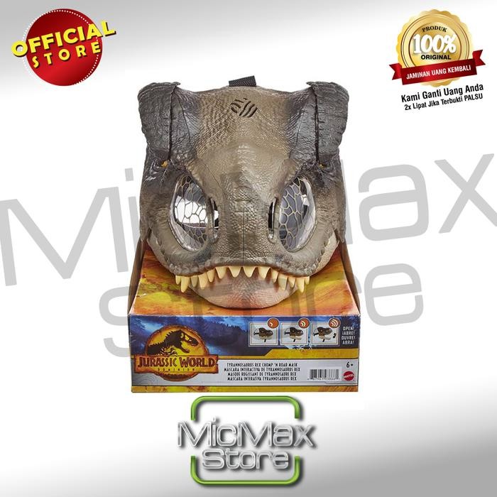 Jual Jurassic world 2 Fallen Kingdom Tyrannosaurus Rex Mask Topeng ...