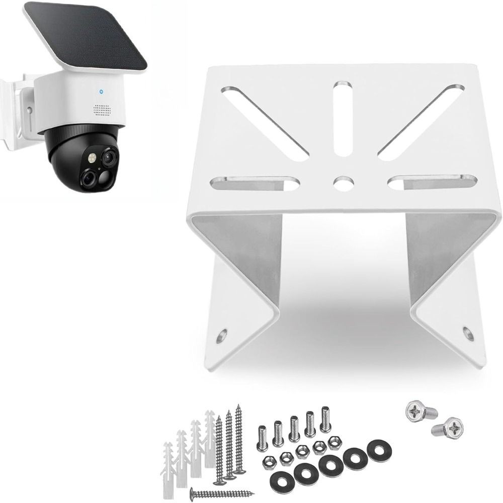 Jual New Metal Corner Mount Wall-mounted White Camera Support Bracket ...