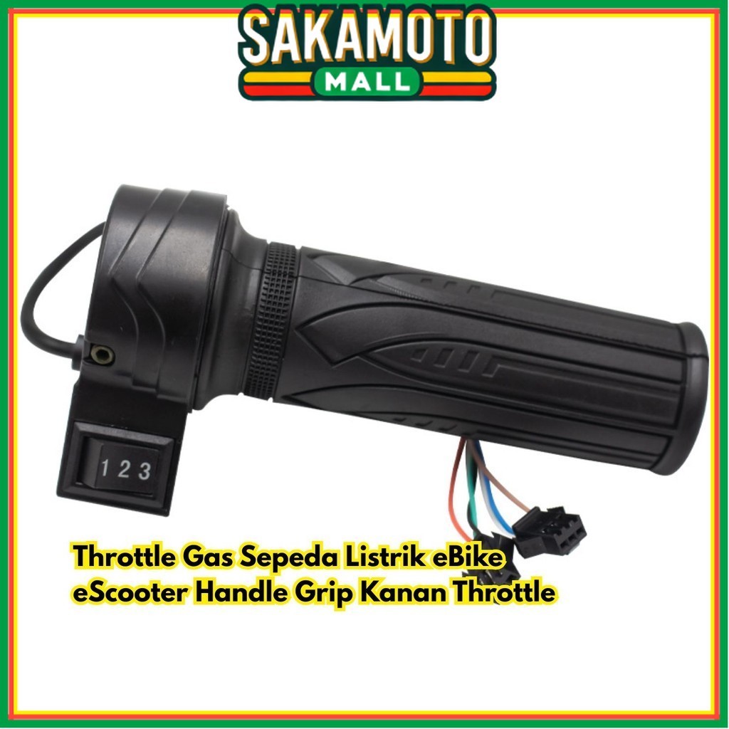 Jual Throttle Gas Sepeda Grip eScooter Kecepatan Akslerasi Handle ...