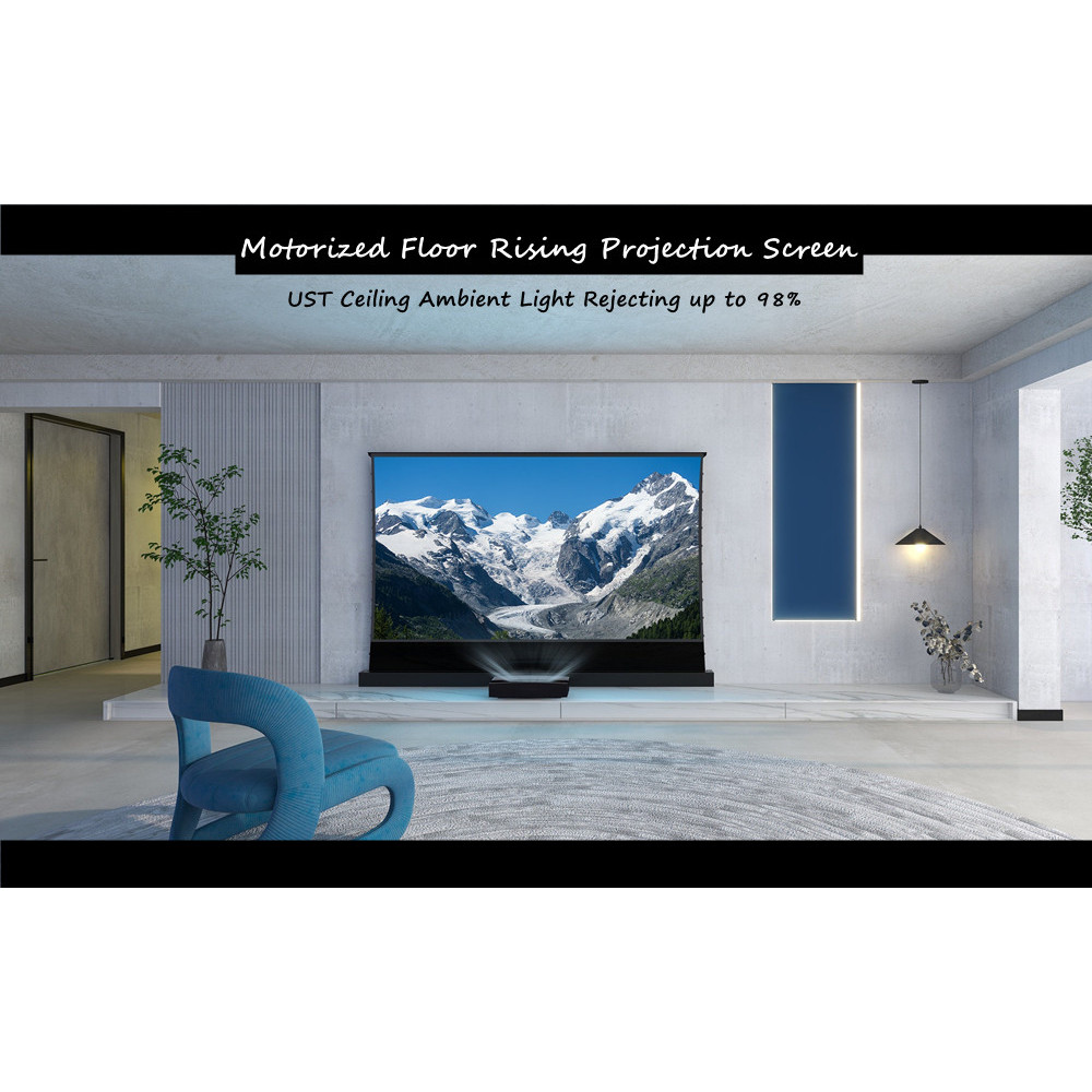 Jual FR2HUST 16:9 8K Ambient Light Rejecting CLR ALR Electric Floor ...