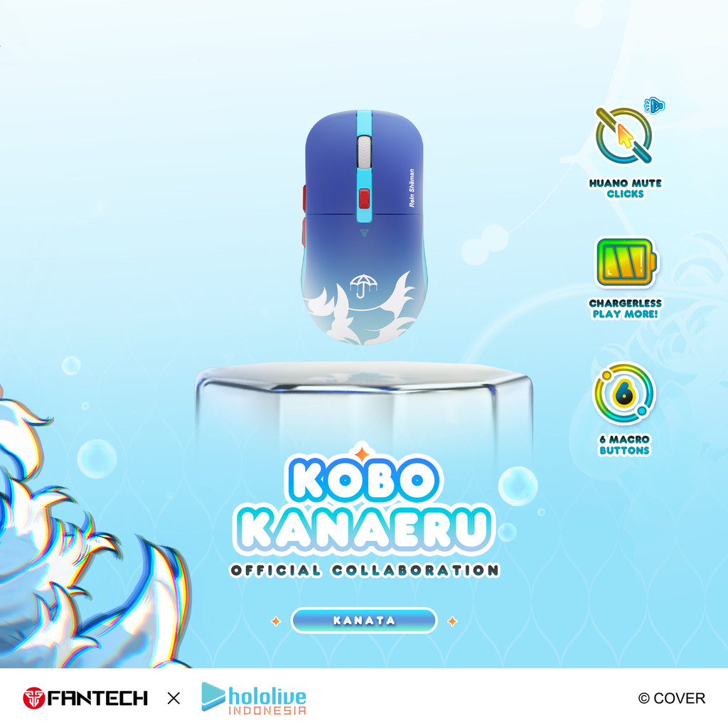 Jual Fantech x Kobo Kanaeru Hololive Exclusive Limited Edition Mouse ...