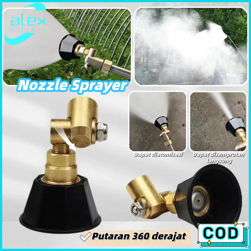Jual Nozzle Sprayer Tekanan Tinggi Pertanian Nosel Sprayer Adjustable ...