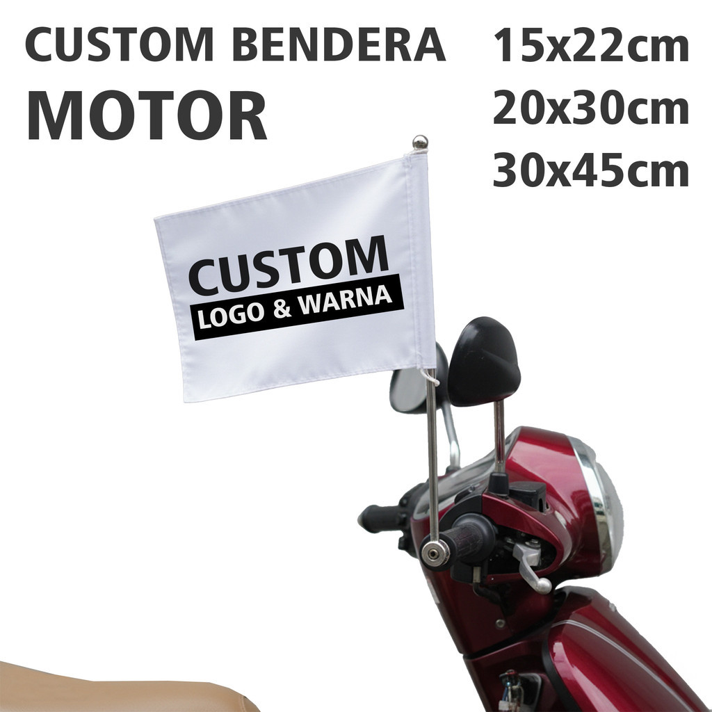 Jual Bendera Motor Touring Konvoi Custom, Komunitas, Bikers, Bahan ...