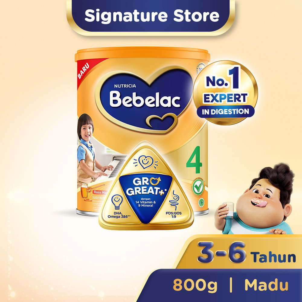 Jual BEBELAC 3+ / BEBELAC 4 MADU VANILA 800G | Shopee Indonesia