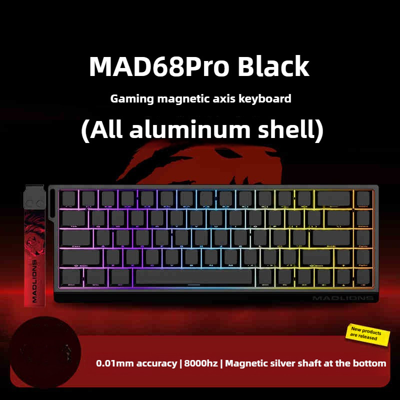 Jual MAD68 Pro 60HE Gaming Magnetic Axis Keyboard Game Decated Full Key ...