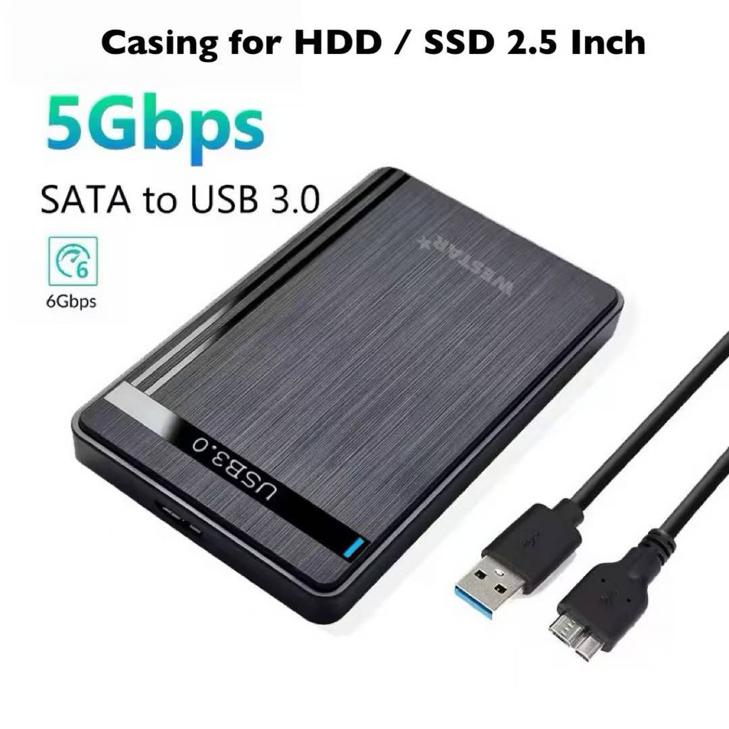Jual Casing Hardisk External HDD SSD External Case 2.5" USB 3.0 SATA ...