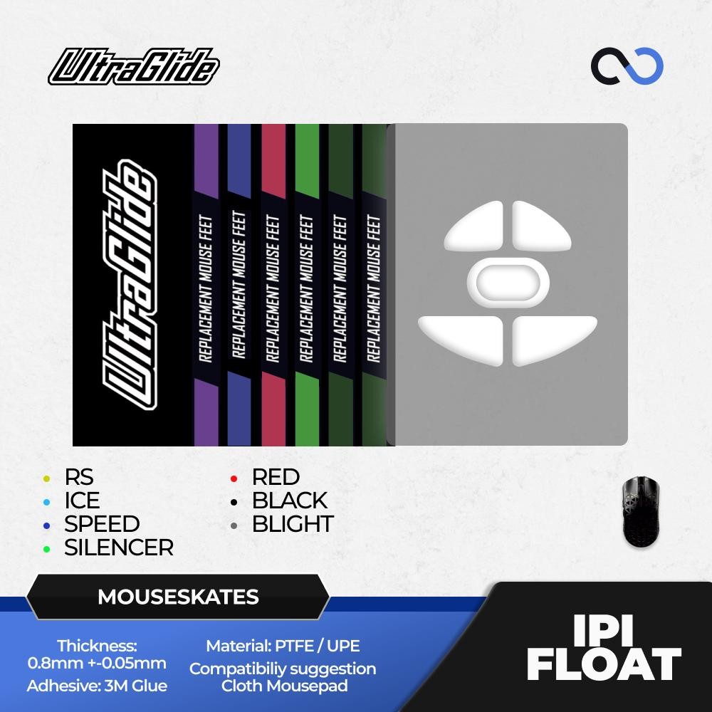 Jual Meow Gaming Gear UltraGlide IPI Float Series Mouse Feet / Mouse ...
