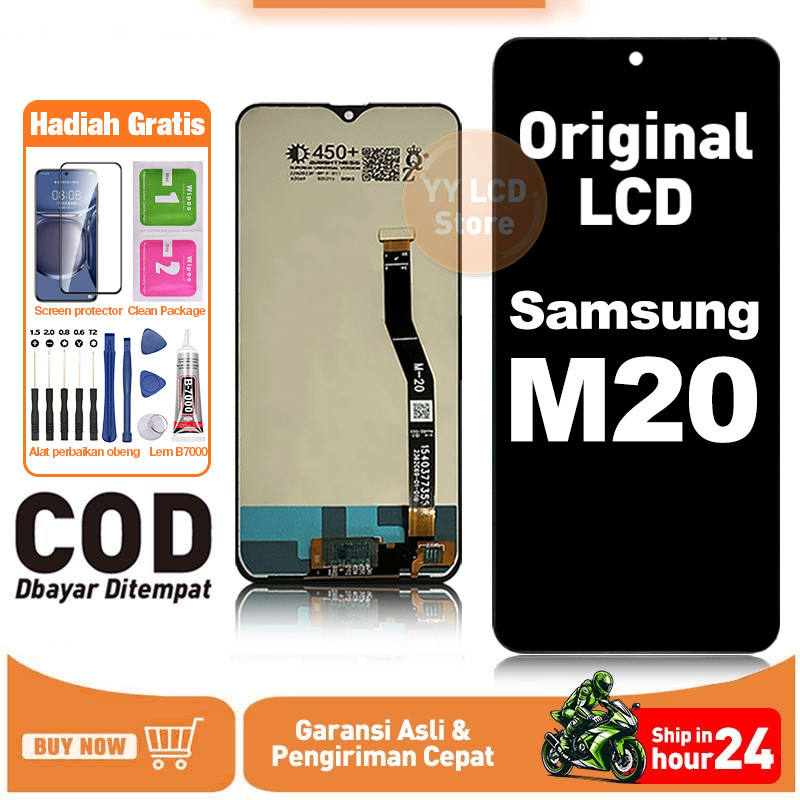 Jual LCD FOR SAMSUNG M20 Fullset Touchscreen hp layar Replacement LCD ...