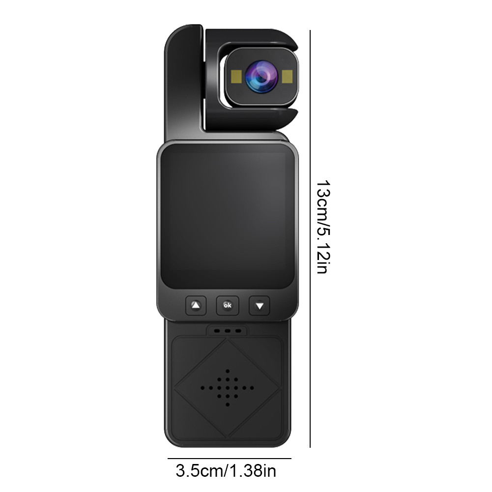 Jual 1080P HD Mini Camera 360 ° Rotating WiFi Portable Camcorder Police ...
