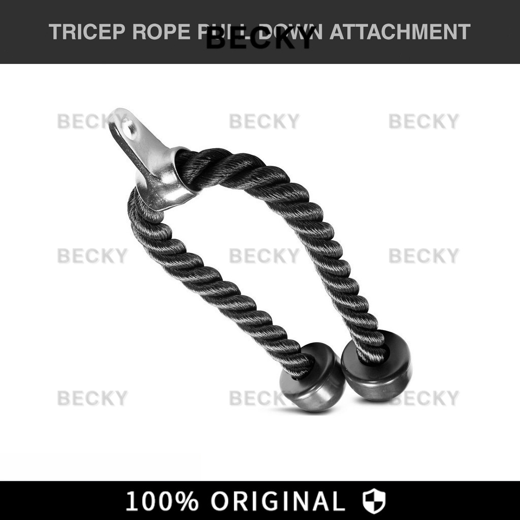 Jual BECKY Tricep Rope Wannalife | Trisep Triceps Tali Gym Fitness Pull ...