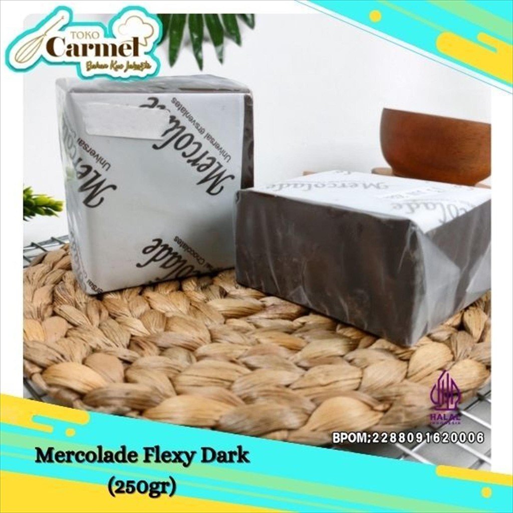 Jual Mercolade Flexy Dark Coklat 250gr (berat +/-) Coklat Batangan ...