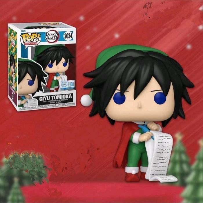 Jual ORIGINAL Funko Pop Demon Slayer Giyu Tomioka Christmas Holiday ...