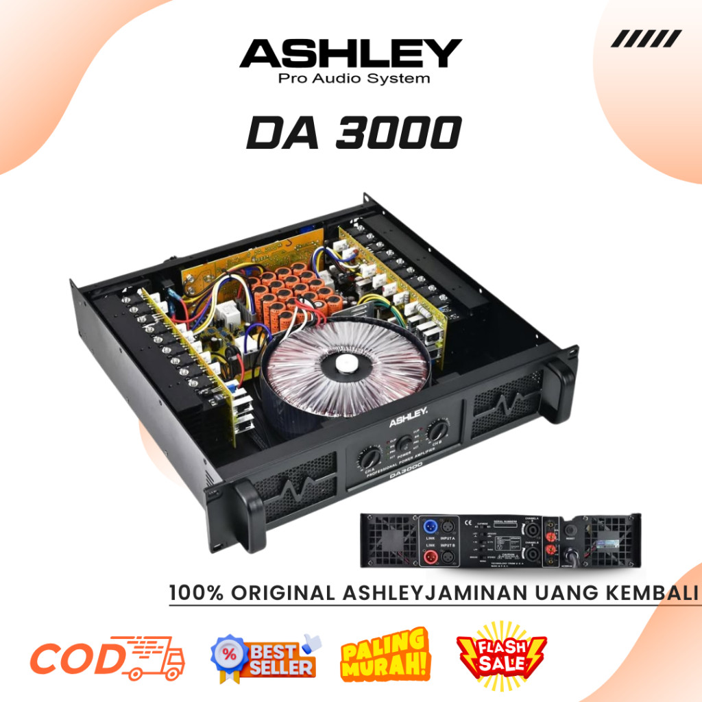 Jual Power Ashley DA 3000 Professional Power amplifier | Shopee Indonesia