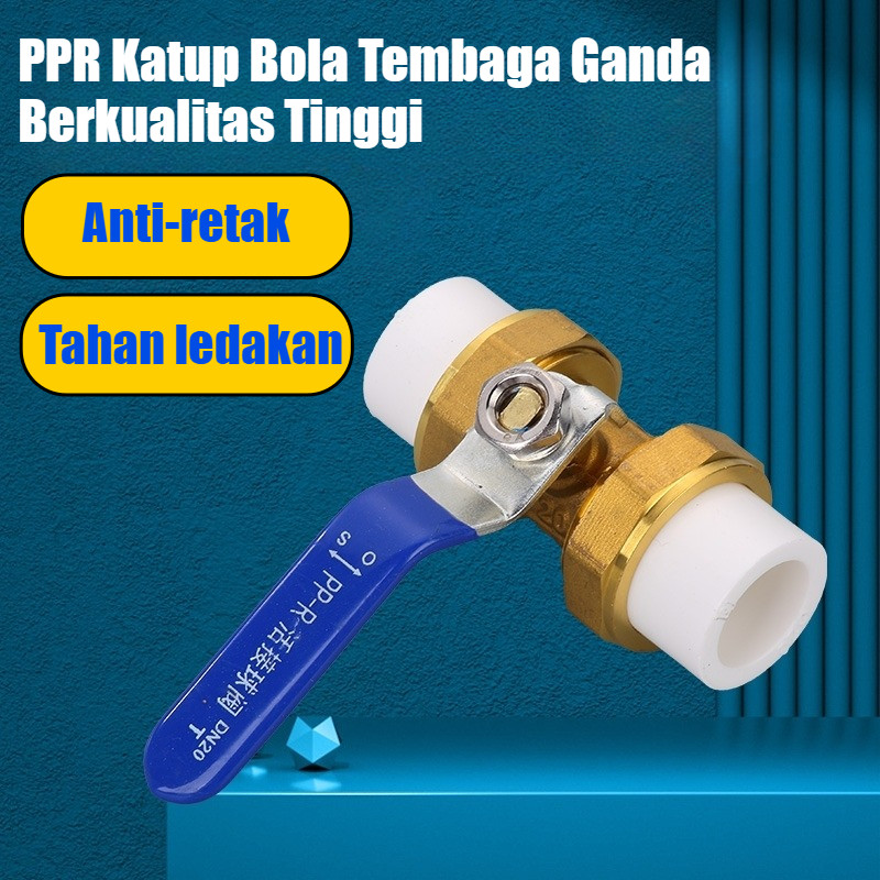 Jual Stop Kran Kuningan Engkol Drat Dalam 3/4" 1" / Ball Valve Stop ...