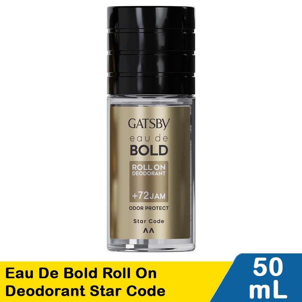 Jual GATSBY EAU DE BOLD ROLL ON DEODORANT STAR CODE 50mL | Shopee Indonesia