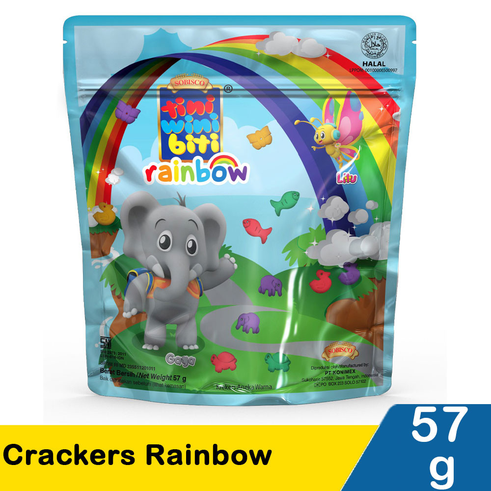 Jual TINI WINI BITI CRACKERS RAINBOW 57g | Shopee Indonesia