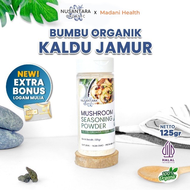 Jual Nusantara Organic Bumbu Kaldu Jamur Bouillon Non MSG Powder ...