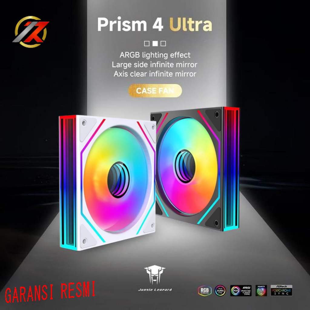 Jual JUNGLE LEOPARD Prism 4 Ultra ARGB FORWARD & REVERSE 120mm PWM Fan ...
