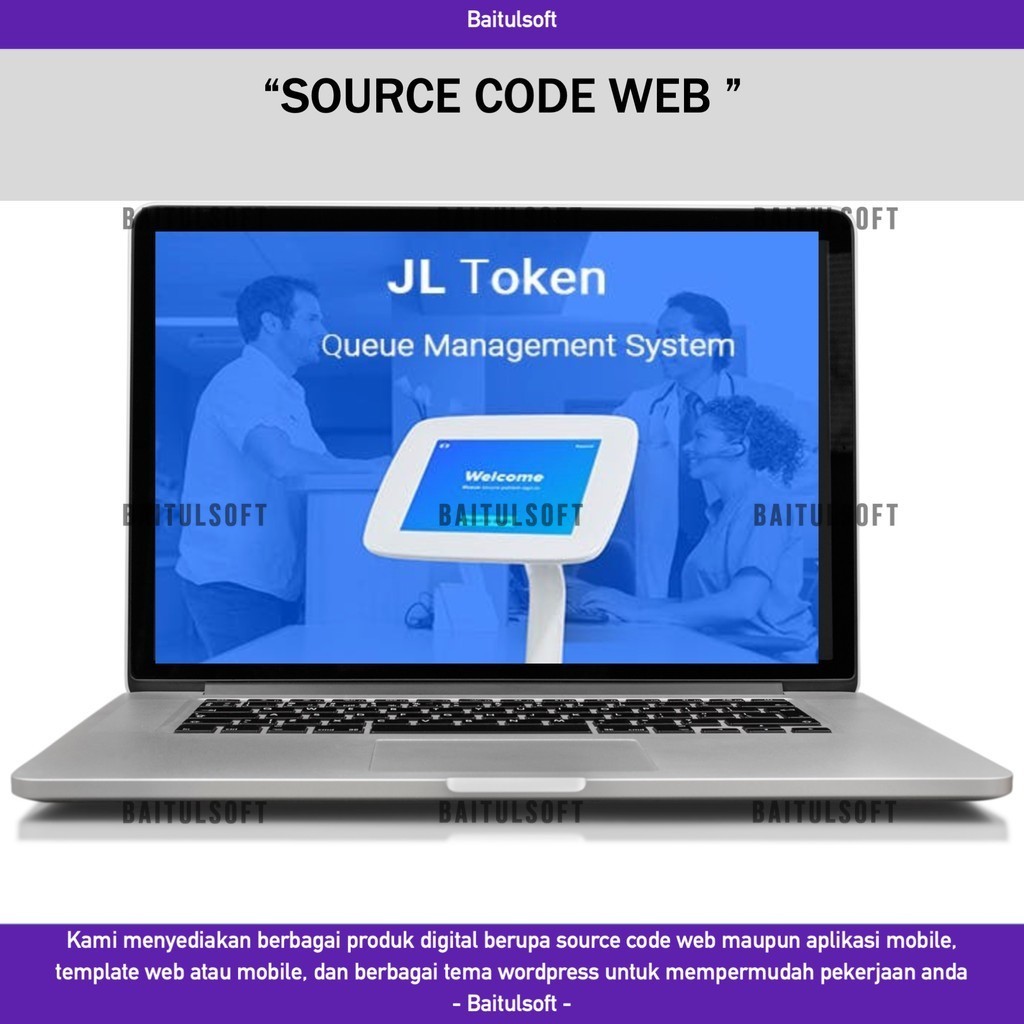 Jual Source Code Aplikasi Web JL TOKEN - Queue Management System D59 BAITULSOFT | Shopee Indonesia