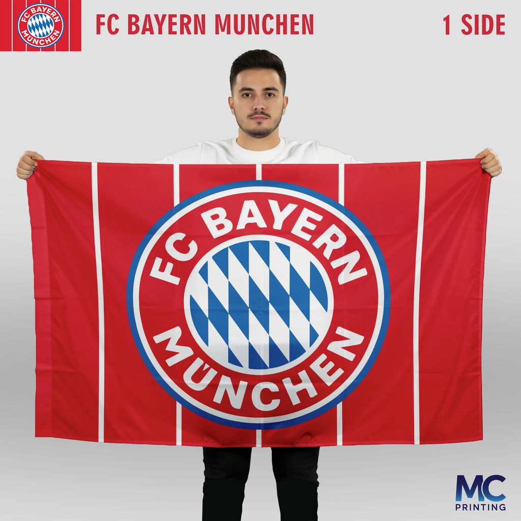 Jual Bendera FC Bayern Munchen Original - Klub Bola Europe League Flag ...