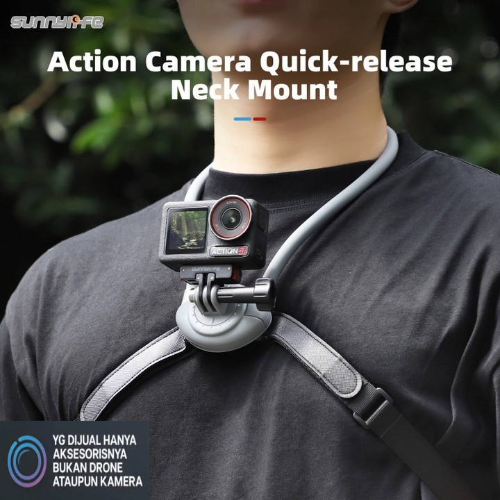 Jual Sunnylife Neck Mount Holder Bracket with Body Strap GoPro 13 ...
