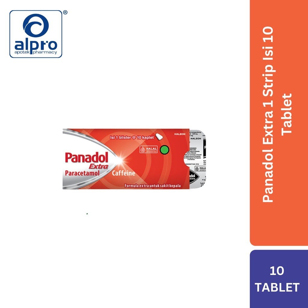 Jual Panadol Extra 1 Strip Isi 10 Tablet | Shopee Indonesia