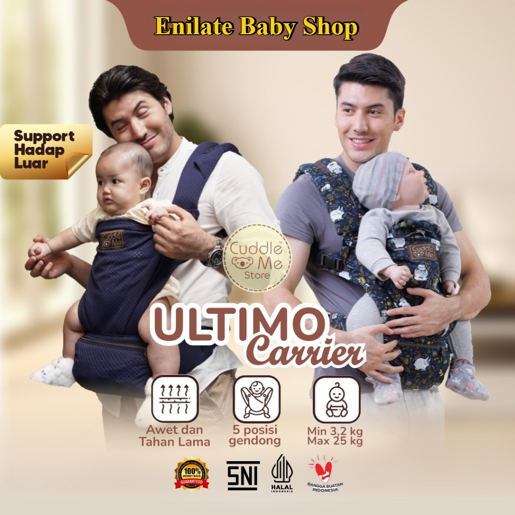 Jual Gendongan Bayi M Shape SSC CuddleMe Ultimo Carrier Motif Carrier 4 ...