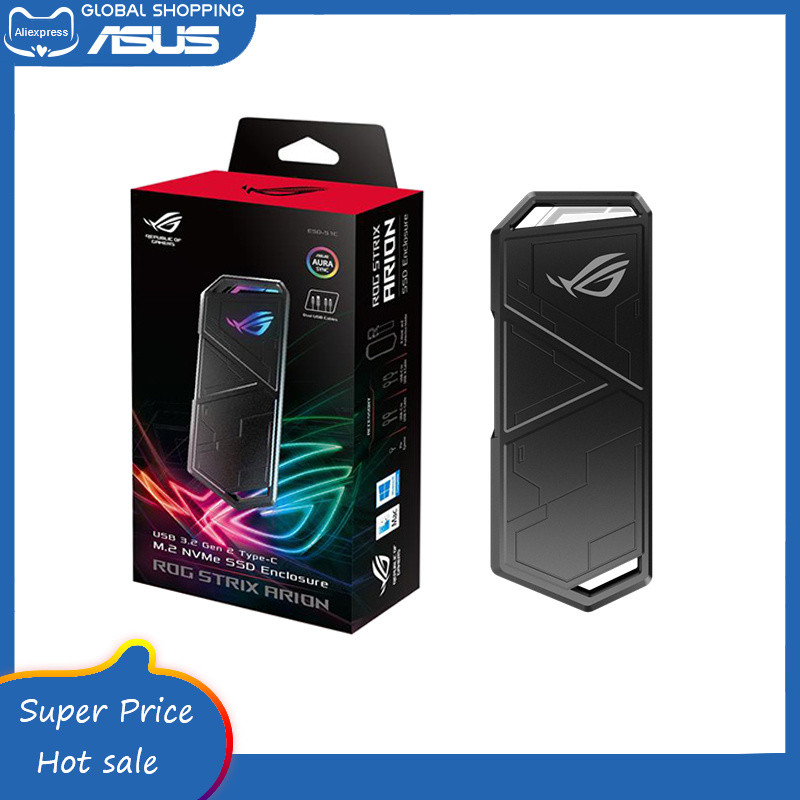 Jual ASUS ROG STRIX Arion Aluminum Alloy M.2 NVMe SSD External Portable ...