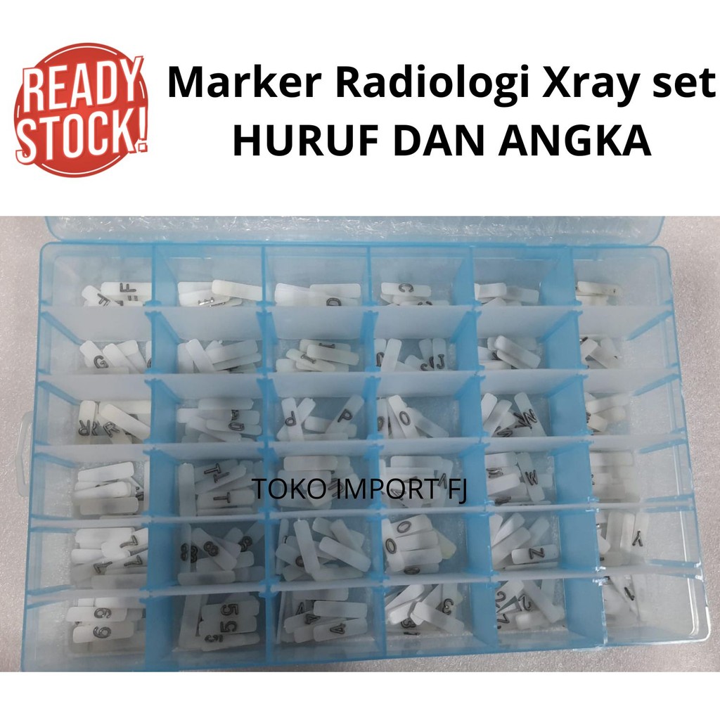 Jual Marker radiologi Xray set lengkap - Ready Marker Radiographic ...