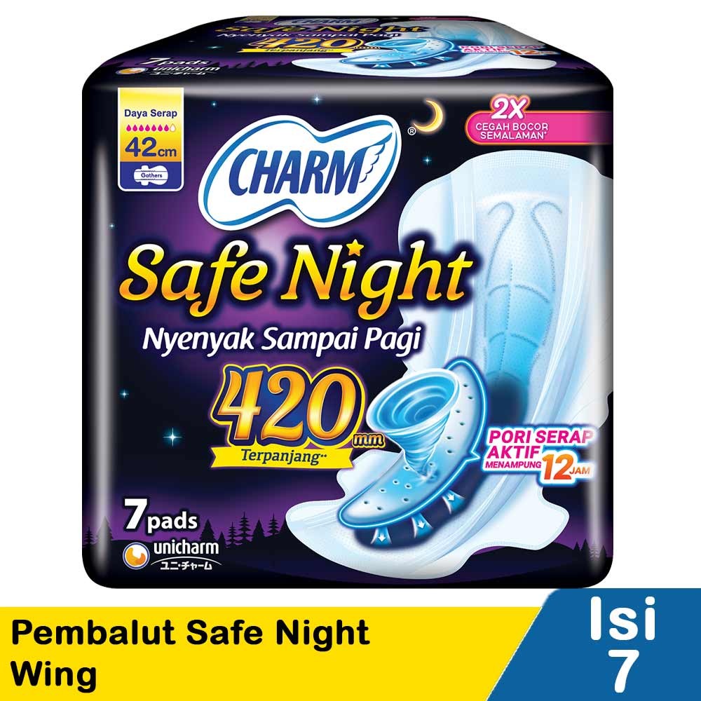 Jual CHARM PEMBALUT SAFE NIGHT 8/7'S WING 42cm | Shopee Indonesia