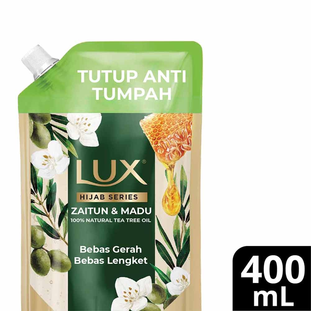 Jual LUX BODY WASH HIJAB ZAITUN & MADU 400mL | Shopee Indonesia