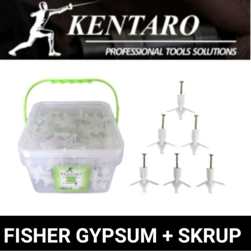 Jual visher / fiser / piser gypsum + skrup kentaro | Shopee Indonesia