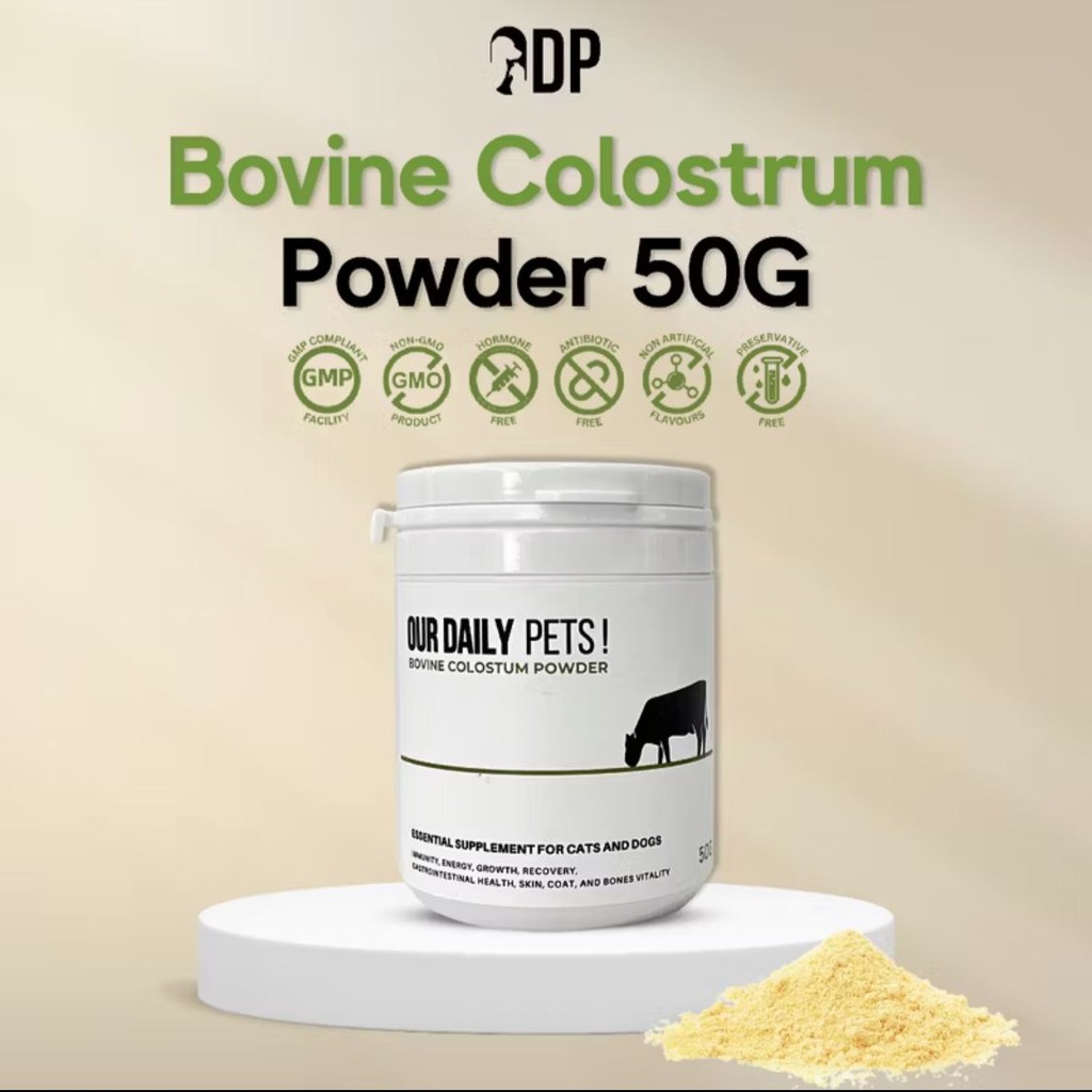 Jual Our Daily Pets | Bovine Colostrum Powder for Pets 50g - Suplemen ...