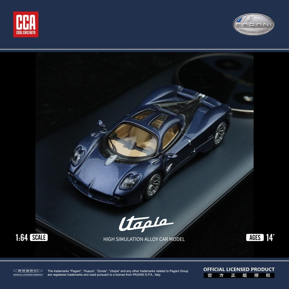 Jual Modern Dream x CCA 1:64 Pagani Utopia Ink Blue Limited | Shopee ...