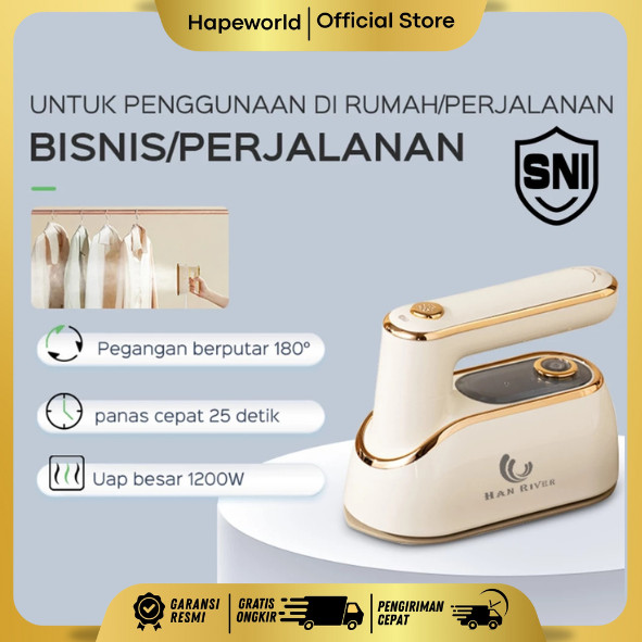 Jual HAN RIVER SETRIKA UAP STEAM IRON 2-IN-1 HRYD03 - GARANSI RESMI ...