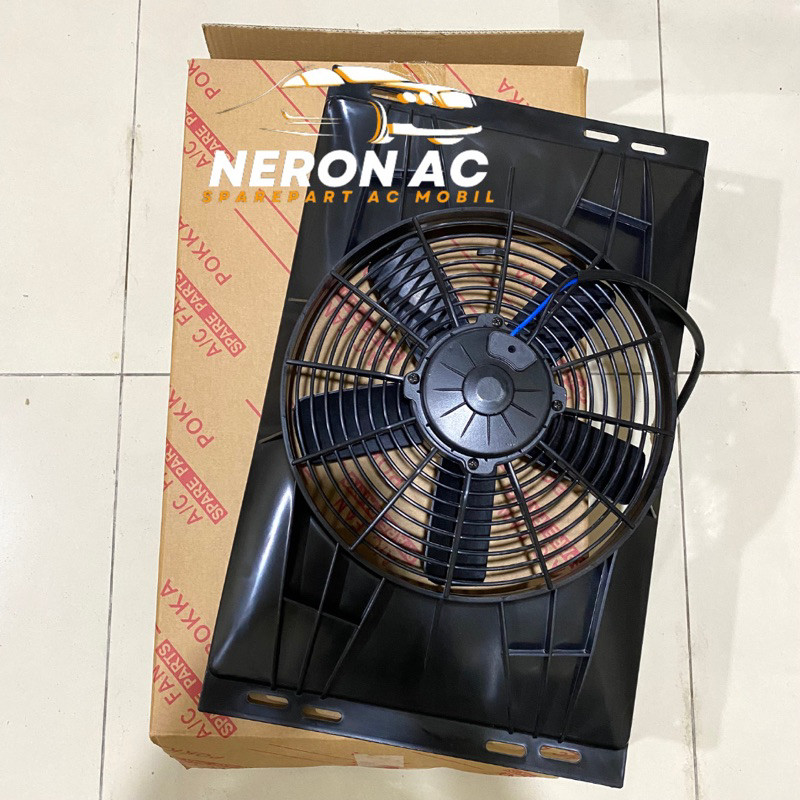 Jual EXTRA FAN KONDENSOR 14x23 HISAP SINGLE ASSY UNIVERSAL 10 INCH ...