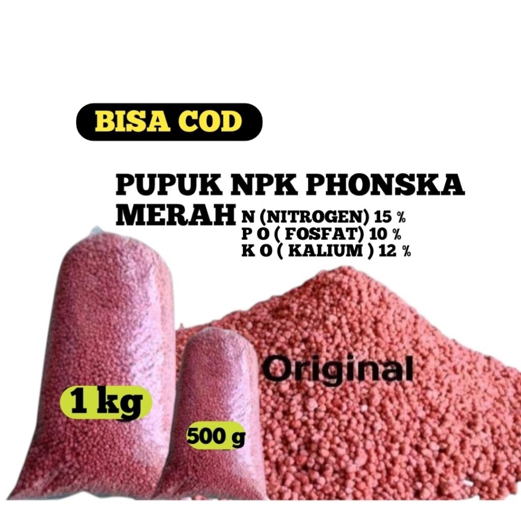 Jual Pupuk Npk Phonska Kemasan 1kg dan 500 g/Pupuk npk Phonska nitrogen ...