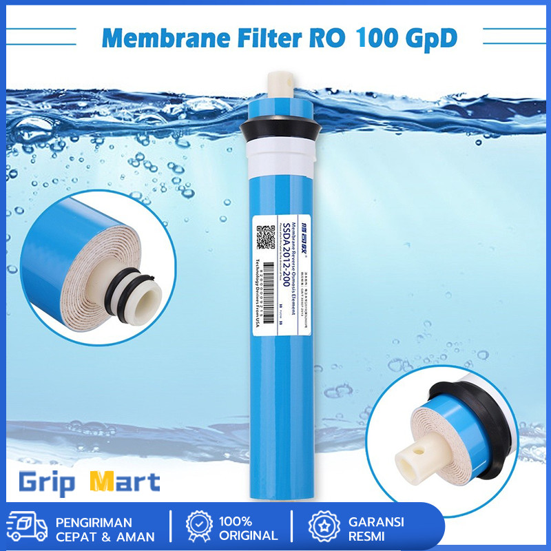 Jual Vontron RO Membrane 100GPD / Reverse Osmosis Membrane 100 GPD ...