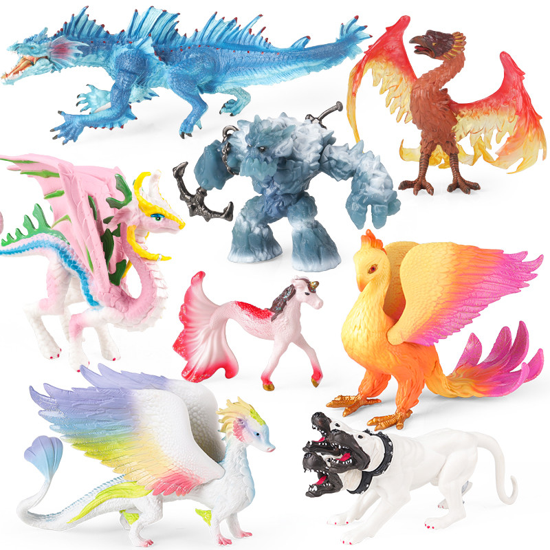 Jual Oenux Phoenix Cerberus Ice Monster Model Cerberus Griffin Dragon ...