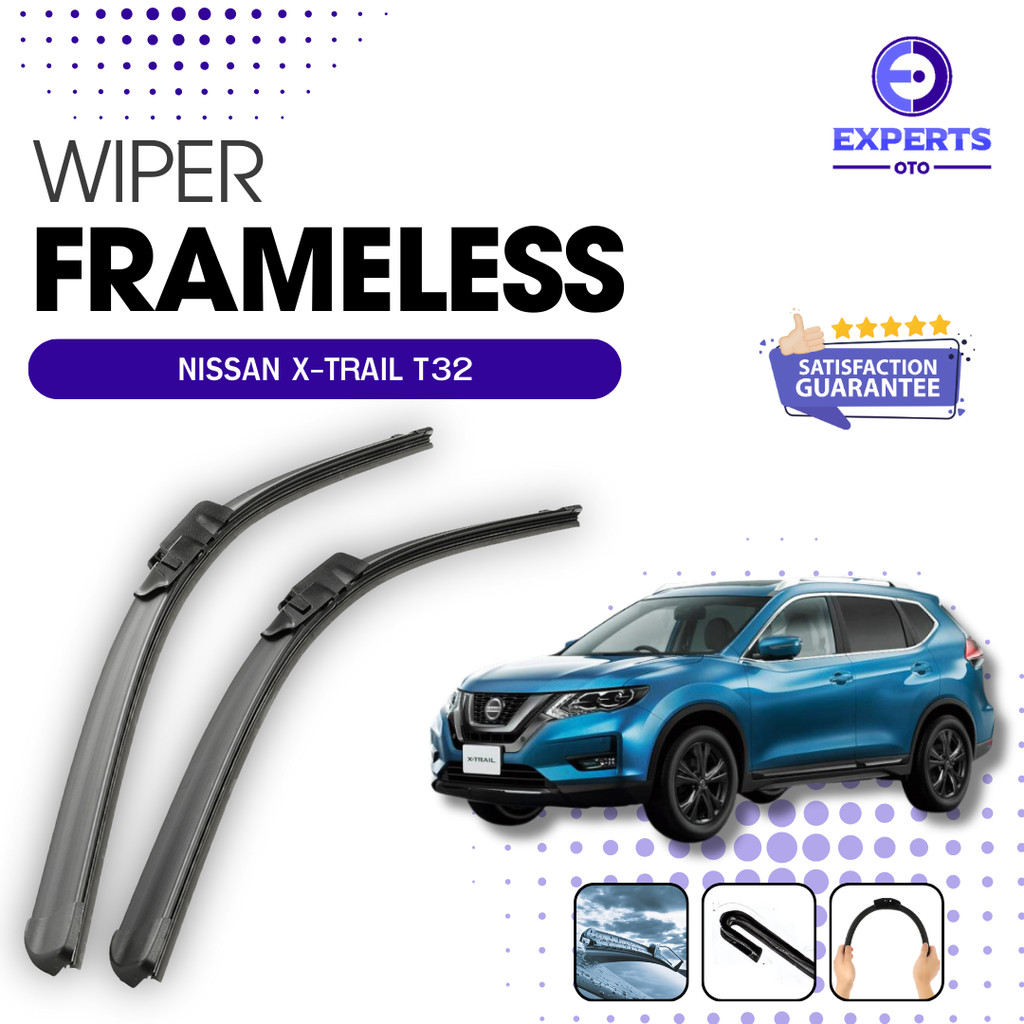 Jual Wiper Mobil Soft Blade - Nissan X-Trail Xtrail T32 - Frameless ...