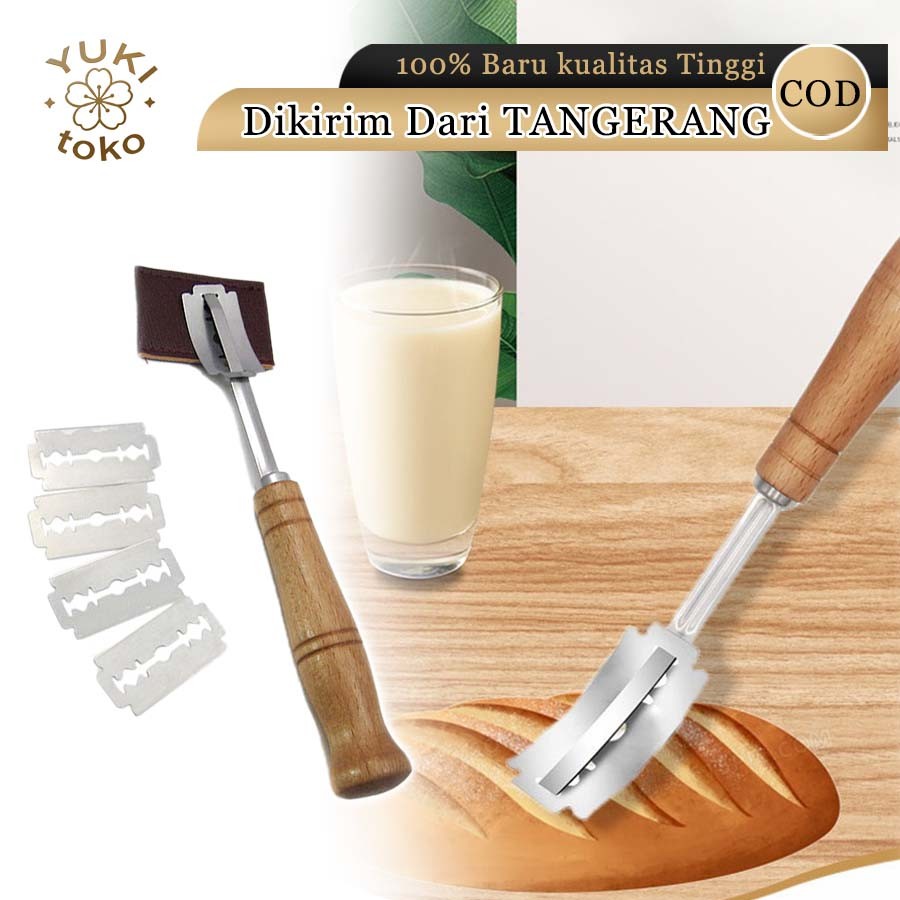 Jual Dough Scoring Blade Baker Roti Bread Lame Pisau Gunting Roti ...