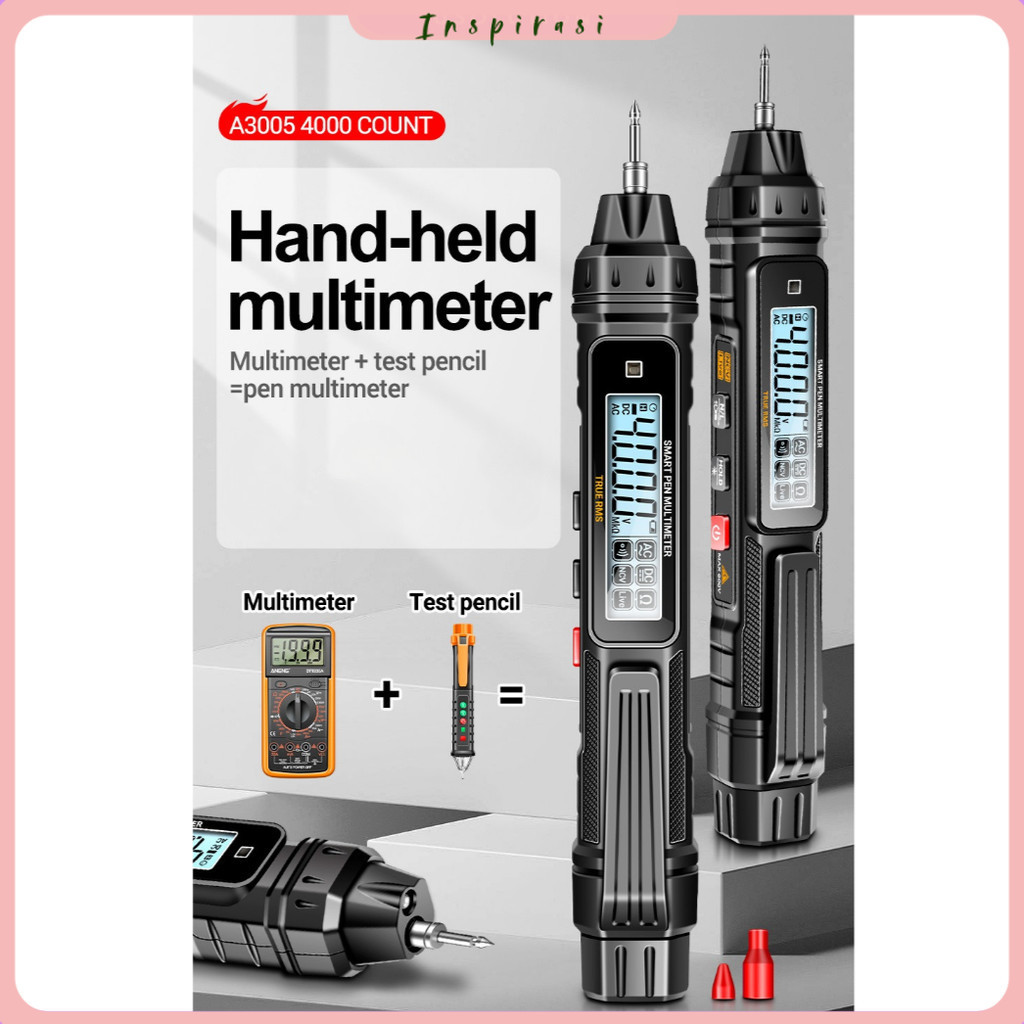Jual ANENG Digital Multimeter Pen Voltage Tespen Tester Pen - A3005 ...