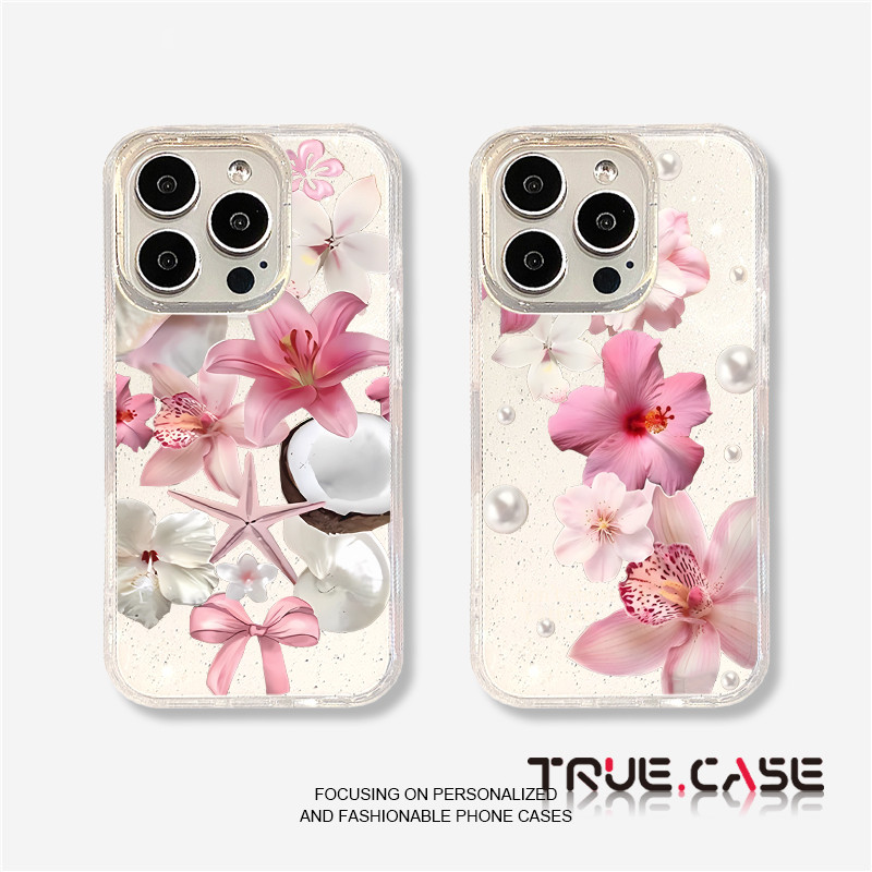 Jual Untuk iPhone 16 Casing Ponsel 11 12 13 14 15 Pro Max Casing Bunga ...