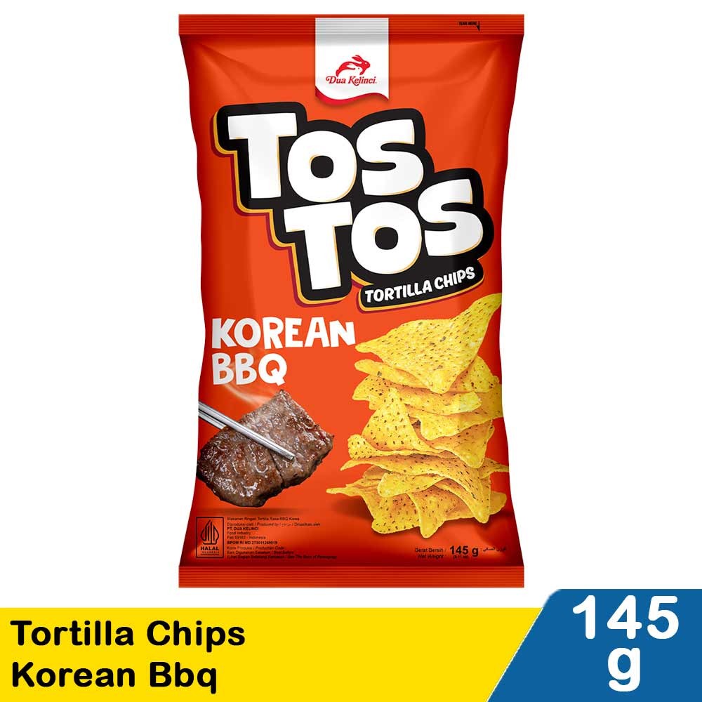 Jual TOS TOS TORTILLA CHIPS KOREAN BBQ 140g | Shopee Indonesia