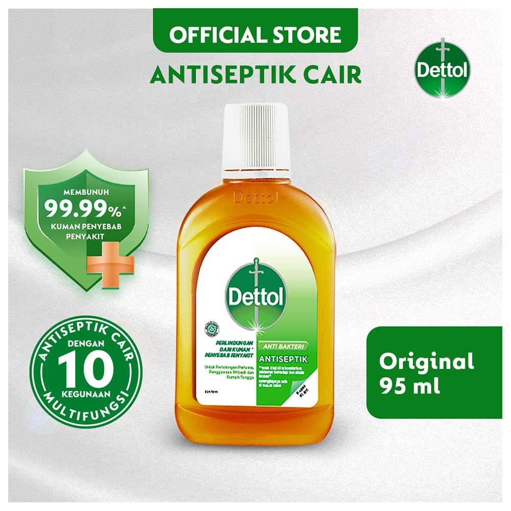 Jual DETTOL ANTISEPTIC GERMICIDE LIQUID 95mL | Shopee Indonesia