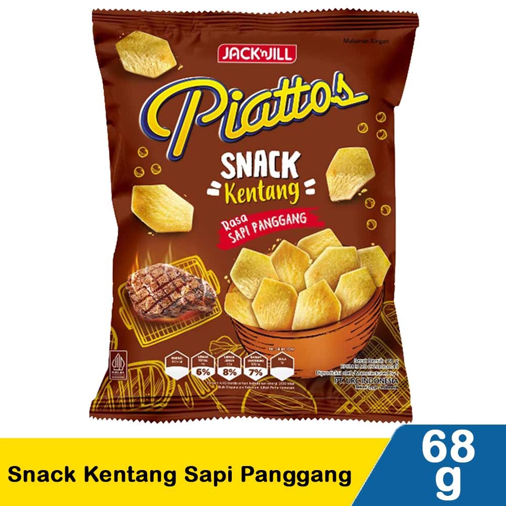 Jual PIATTOS SNACK KENTANG SAPI PANGGANG 68g | Shopee Indonesia