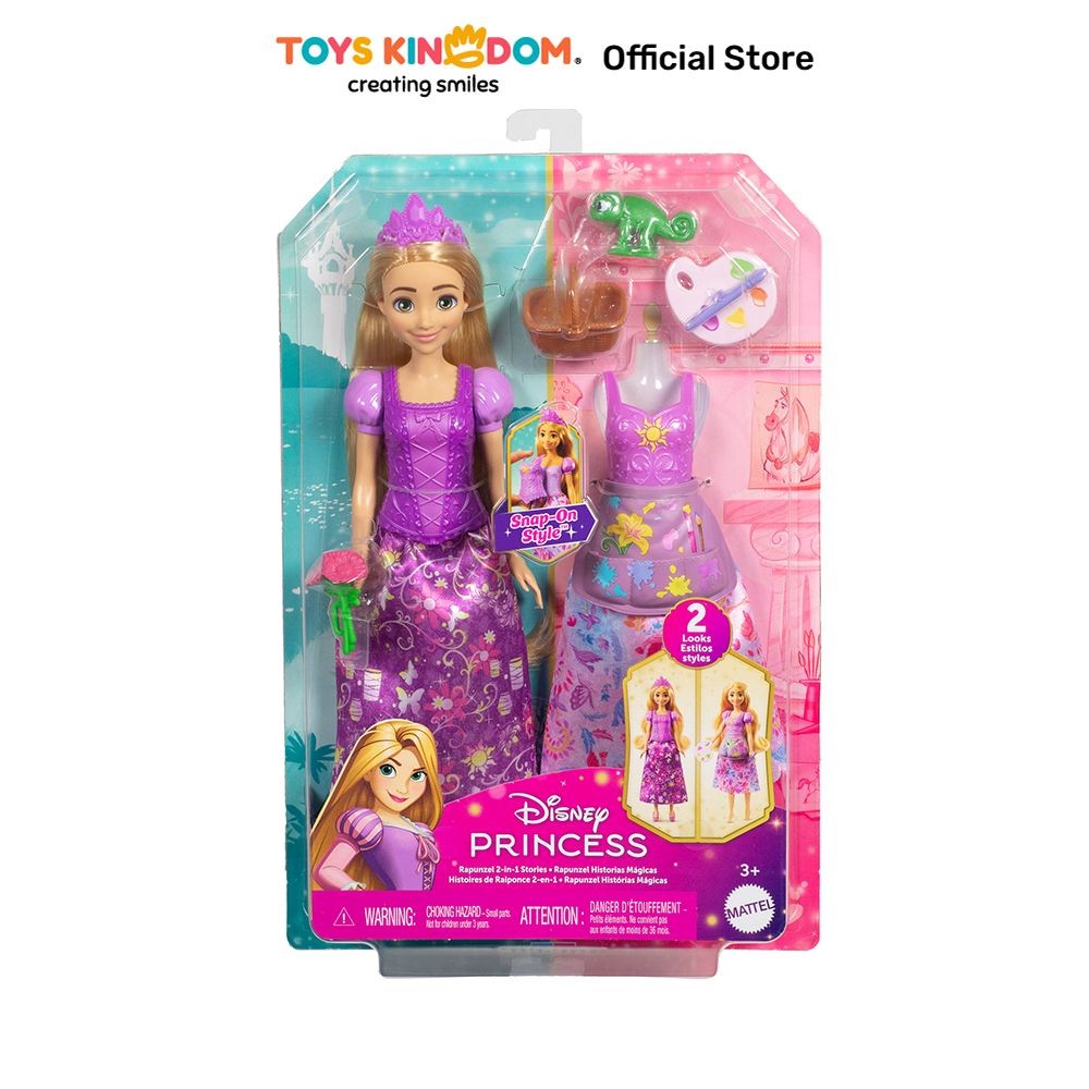 Jual Toys Kingdom Disney Princess Set Boneka 2 In 1 Rapunzel Stories ...